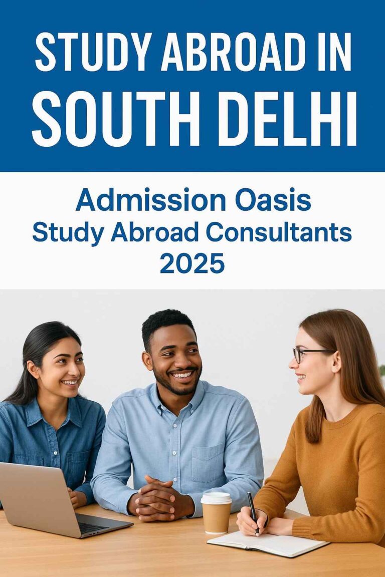 Study Abroad in South Delhi: Best Consultants in 2026 | Admission Oasis